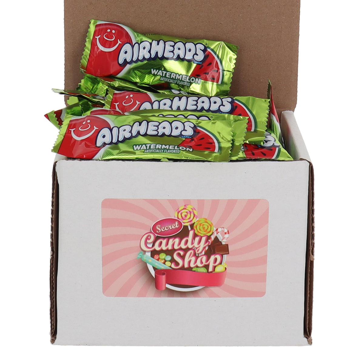 AirHeads Taffy Mini Candy Bulk in Box (Individually Wrapped) (Watermel