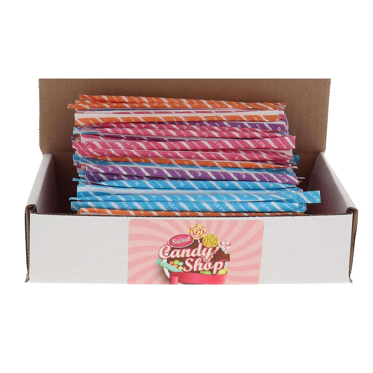 World's Silly Stix Pixy Sticks Straws Sour Filled Candy Straws