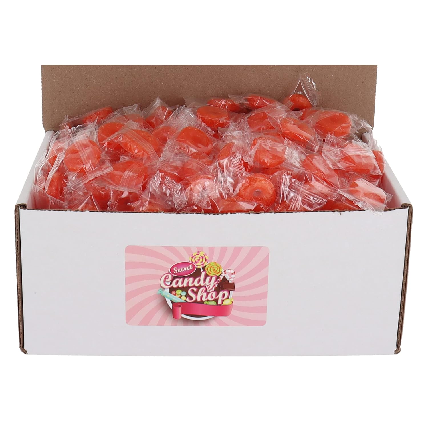 Lifesavers Fruit Hard Candy Bulk in Box (Individually Wrapped) Orange ...
