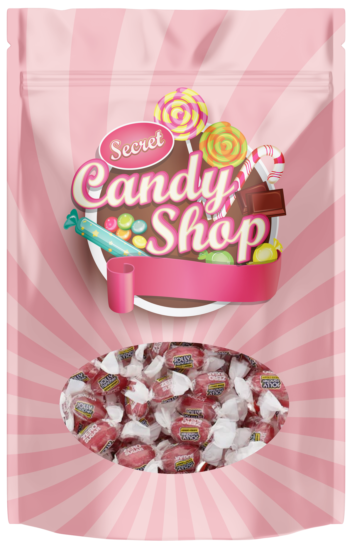 Jolly Rancher Zero Sugar Hard Candy - Raspberry (Sugar Free)