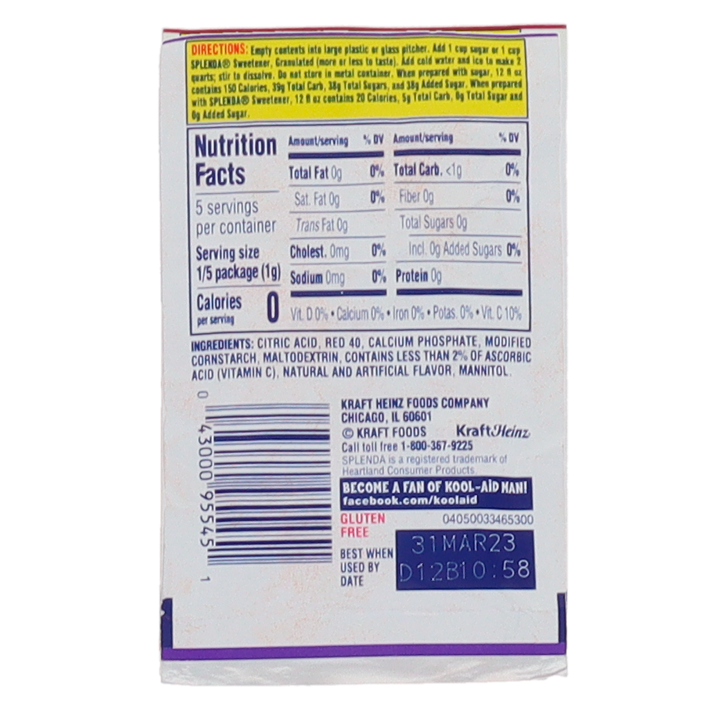 Kool-Aid Drink Mix - Berry Cherry – Secret Candy Shop