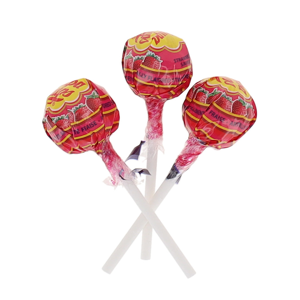 Chupa Chups Strawberry Lollipops - Pack of 40 at OneFlavorCandy Online ...