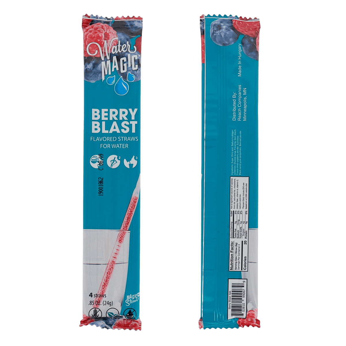 Milk Magic Water Magic Straws - Berry Blast