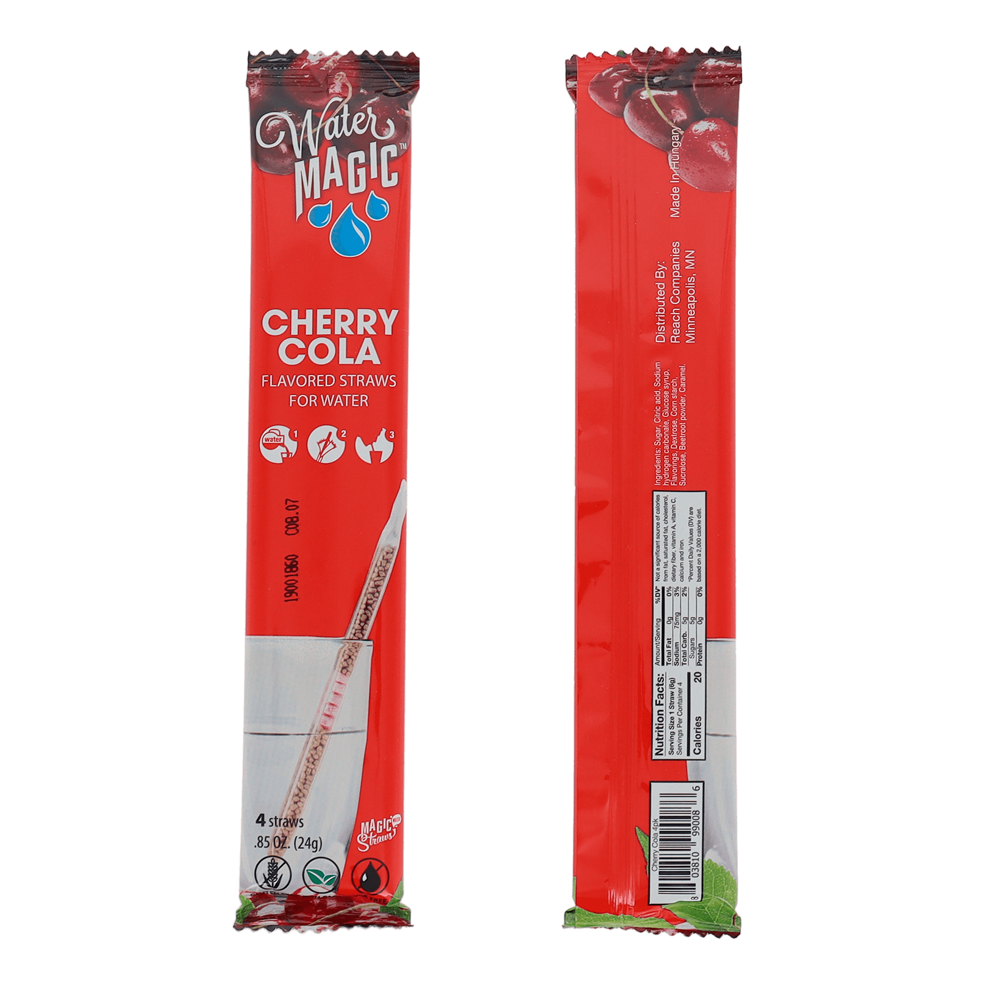 Milk Magic Water Magic Straws - Cherry Cola – Secret Candy Shop